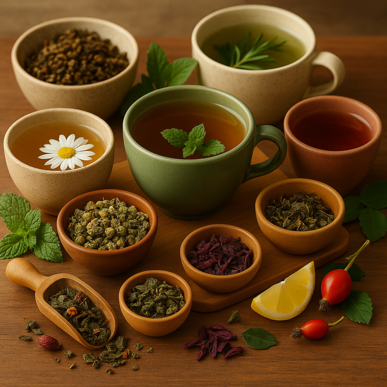 Top 6 Herbal Teas for Glowing Skin and Stress Relief